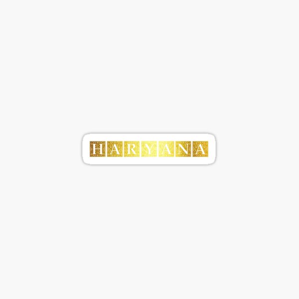 "Desi Merch Haryana " Sticker by vpaints | Redbubble