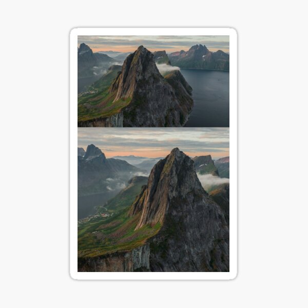 "Senja island, Norway" Sticker by luminousstars | Redbubble