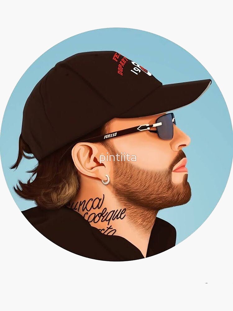 Pegatina «Camiseta de Feid animado Mor» de pintiita | Redbubble