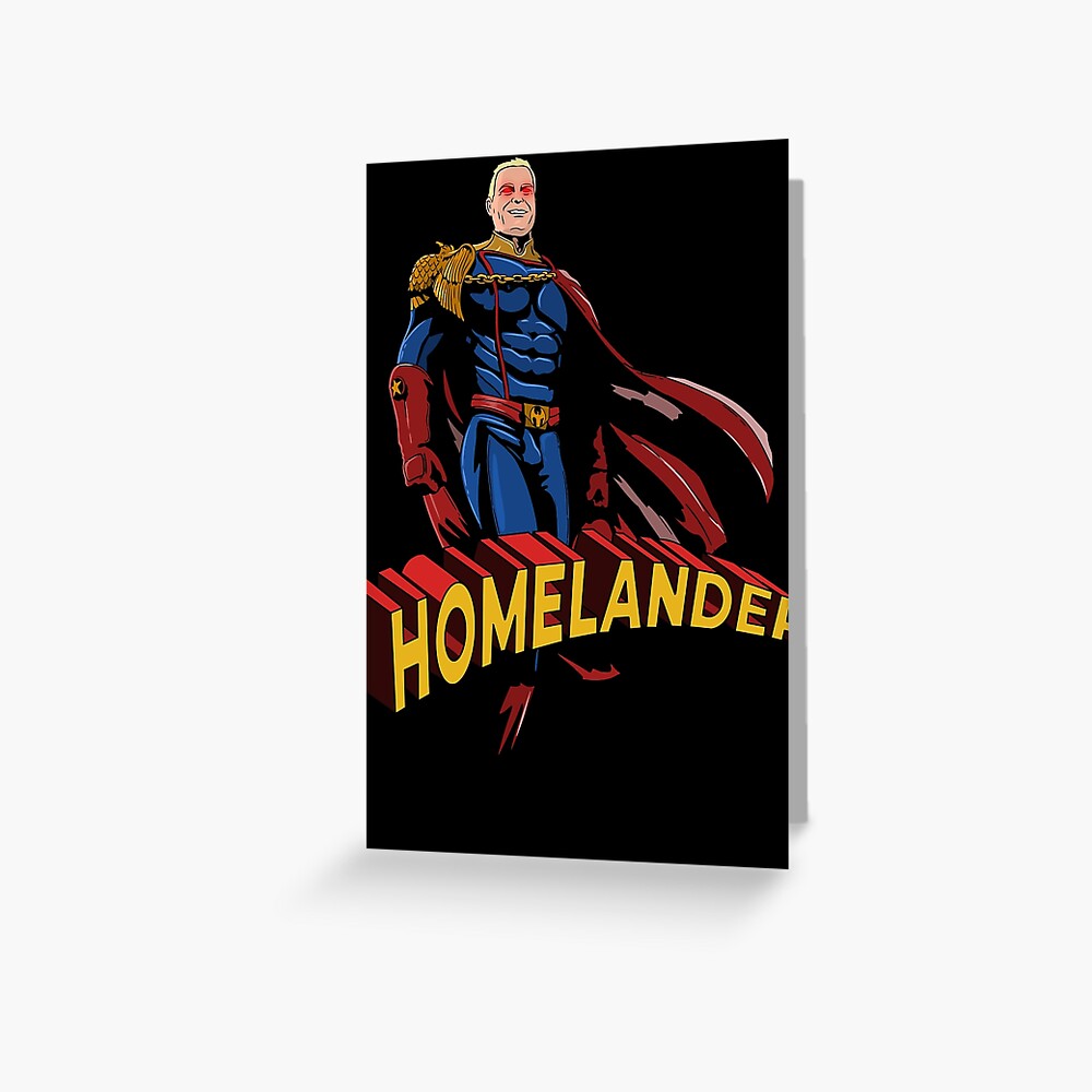 "homelander - the boys - homelander " Greeting Card by sarmidimarket ...