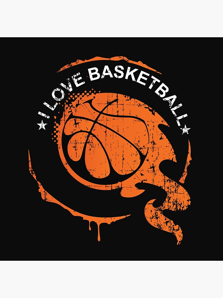 I Love Basketball Logo