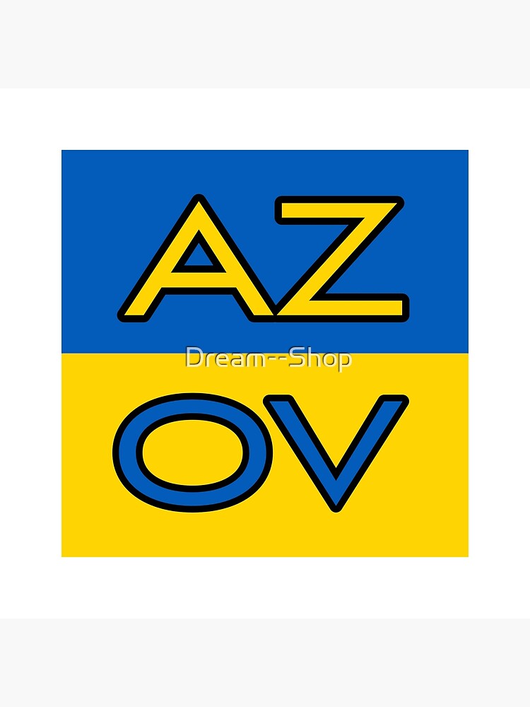 "Azov Battalion Peace For Ukraine" Poster by Dream--Shop | Redbubble