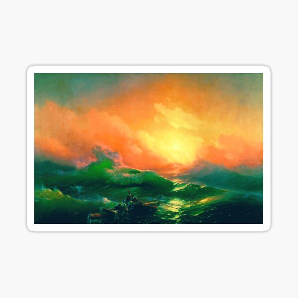 "Makeshift raft" Sticker by Jo-Stini | Redbubble