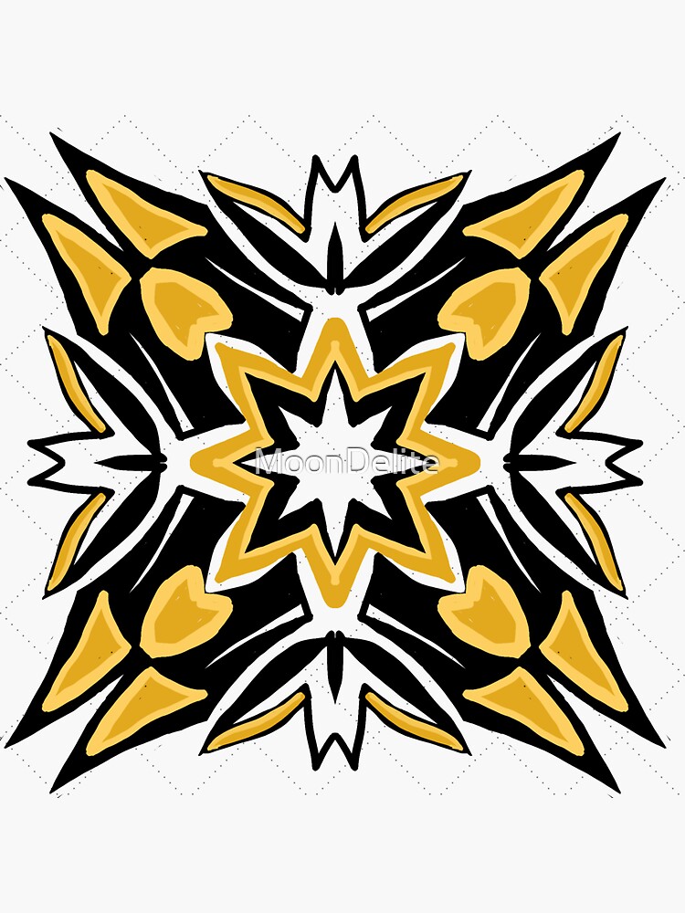 "Number 2 yellow" Sticker by MoonDelite | Redbubble