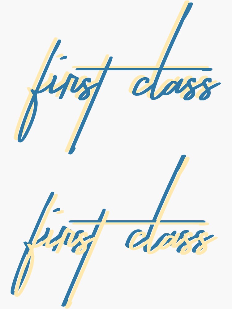 "First Class Lyrics Sticker Bundle Jack Harlow" Sticker by denis5651 ...