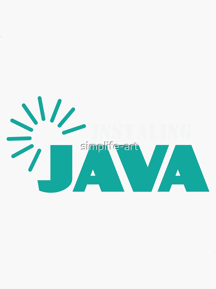 "Web Developer Design Instaling Java" Sticker for Sale by simplife-art ...