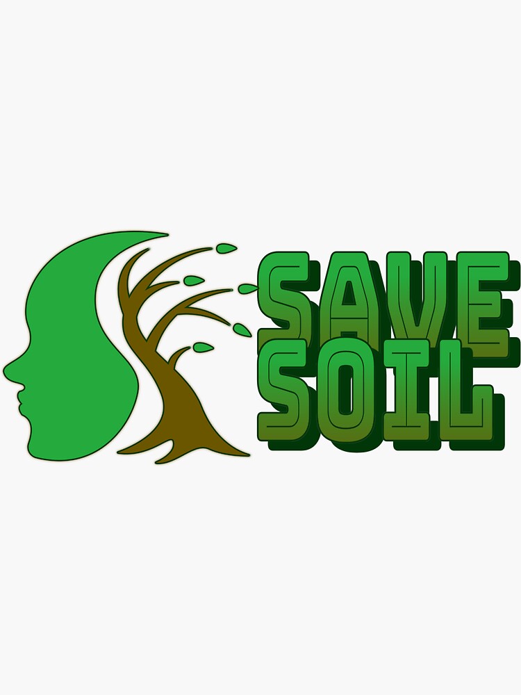 "Save Soil" Sticker by Soy-el-Soil | Redbubble