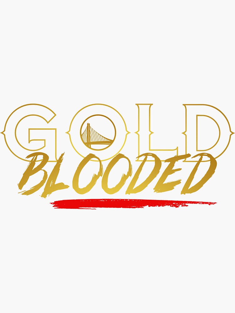 "Gold Blooded" Sticker by Khanglangthang | Redbubble