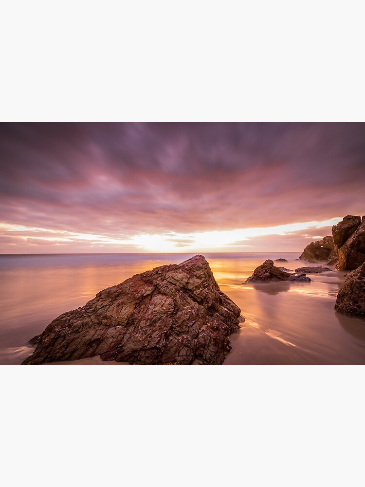 "Miami Beach Sunrise through The Rocks" Poster for Sale by jmimages ...