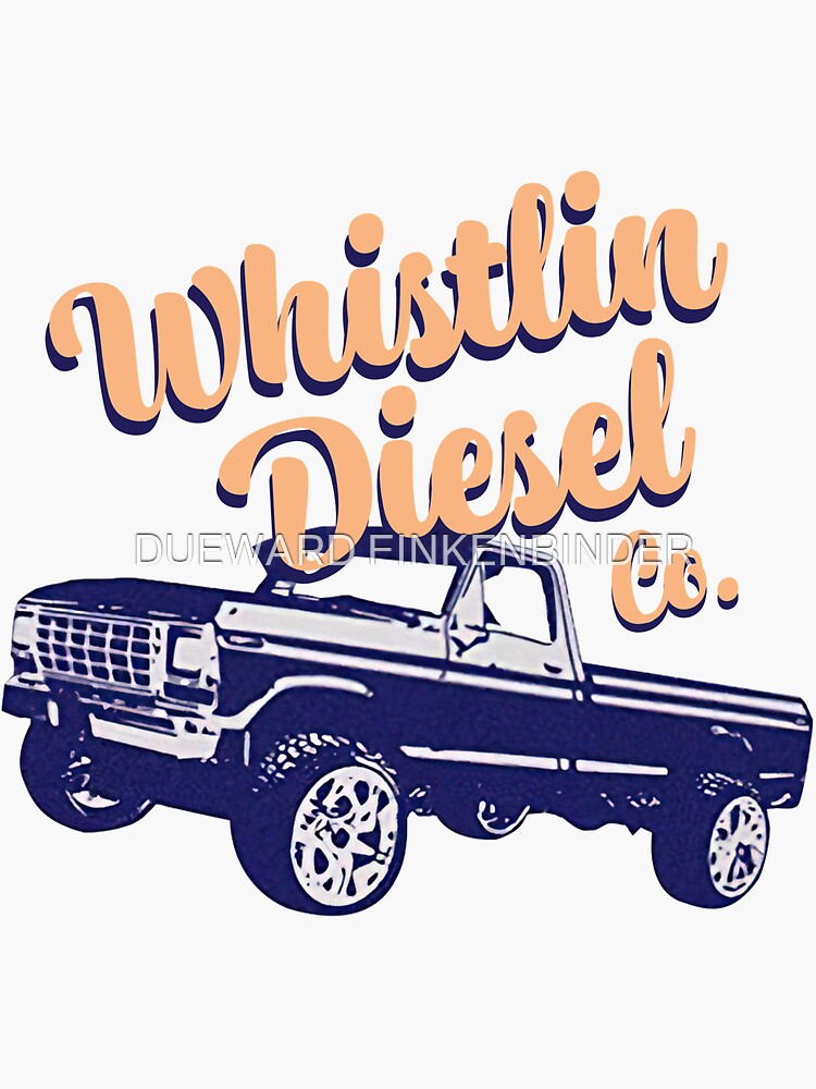 "Whistlindiesel Merch Whistlin Diesels Co Logo" Sticker by ...