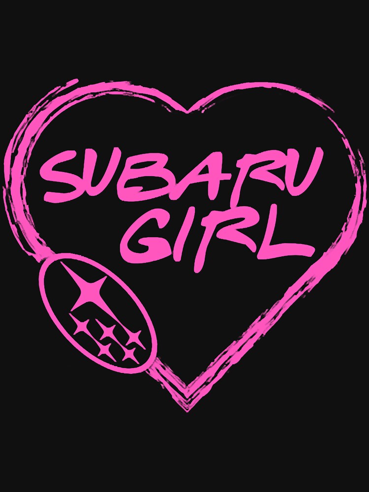 "Subaru - subaru girl" T-shirt for Sale by SaguMinmin | Redbubble ...