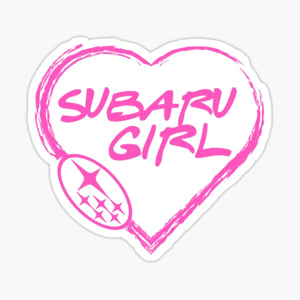 "Subaru - subaru girl" Sticker by SaguMinmin | Redbubble