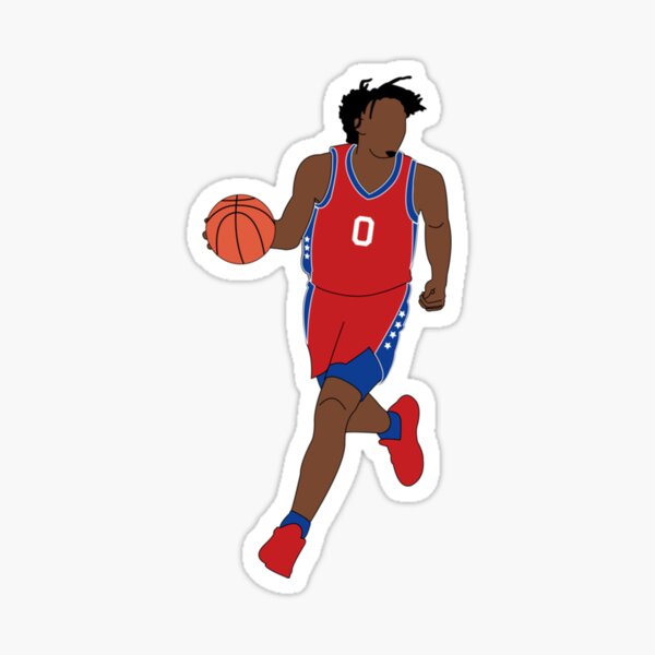 "Tyrese Maxey " Sticker by 2FANZART | Redbubble