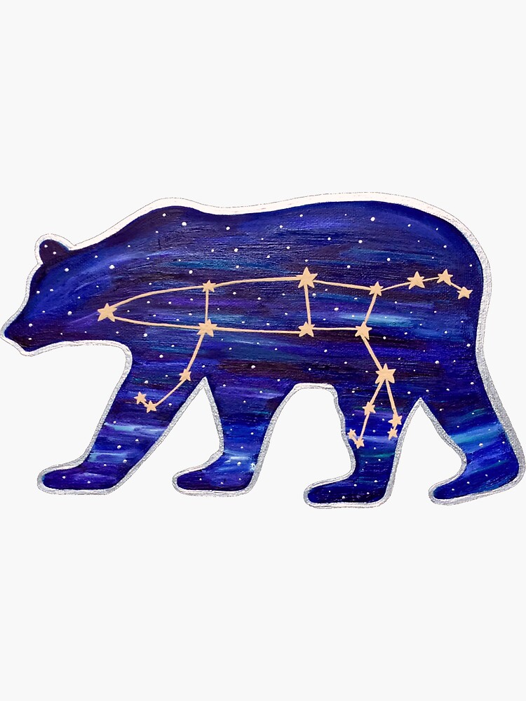 "Ursa Major" Sticker for Sale by cwillustration | Redbubble