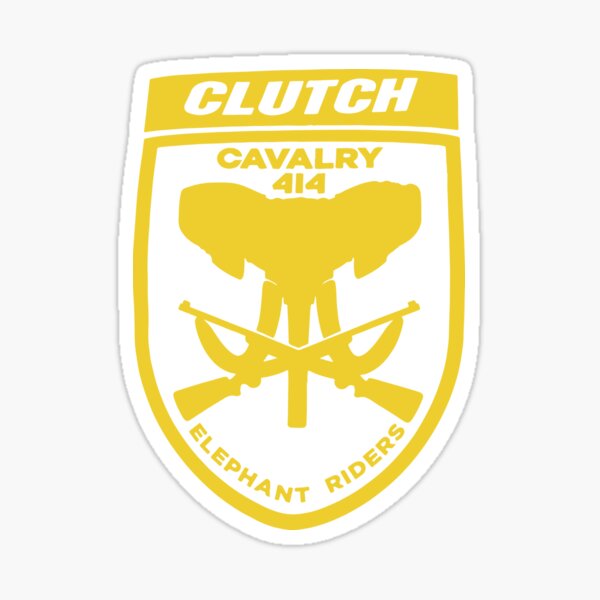 "CLUTCH " Sticker for Sale by KurtisBlick | Redbubble