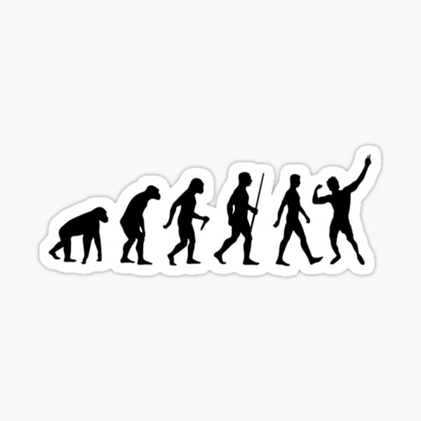 "Funny Evolution of Zyzz" Sticker for Sale by ROMNDO | Redbubble