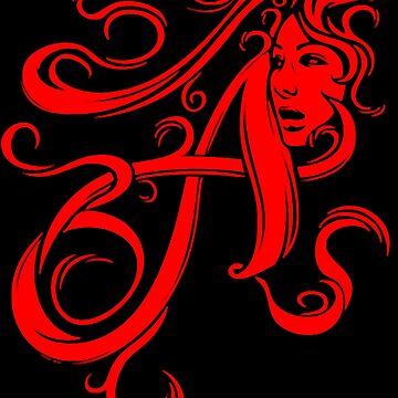 "The Scarlet Letter" Sticker for Sale by SaguMome | Redbubble