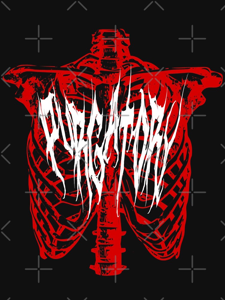 "Vinnie Hacker Merch Purgatoryxla Skeketon Vinnie Hacker Logo" T-shirt ...