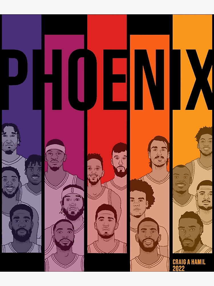 "Phoenix Roster Craig A Hamill 2022 " Poster for Sale by ChadEdwinBerry ...