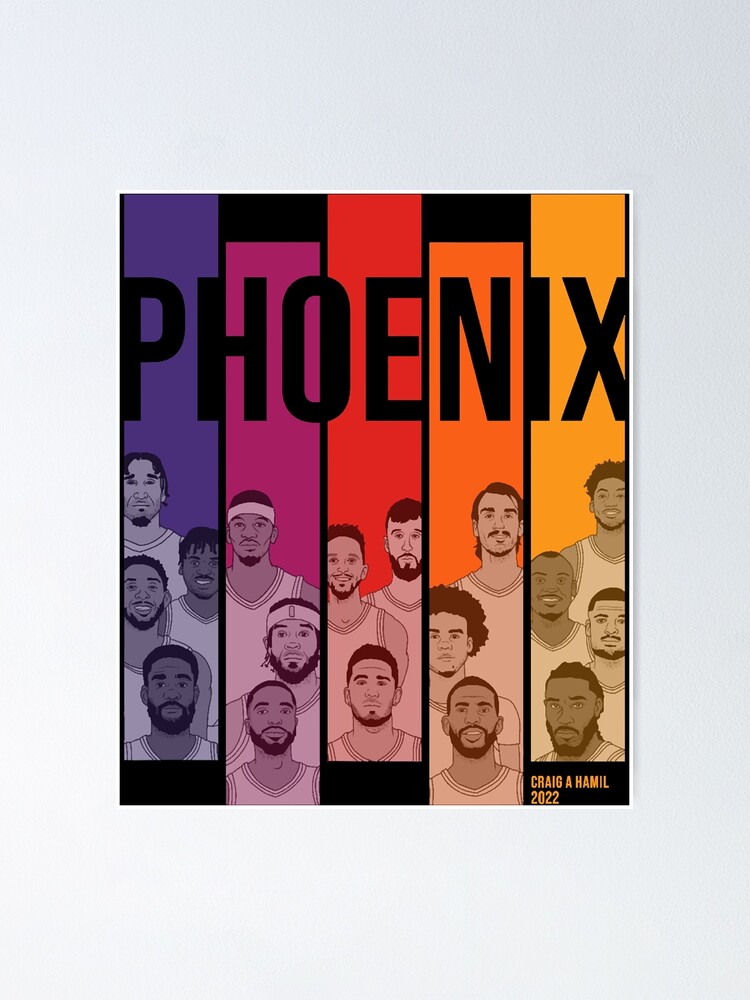 "Phoenix Roster Craig A Hamill 2022 " Poster for Sale by ChadEdwinBerry ...