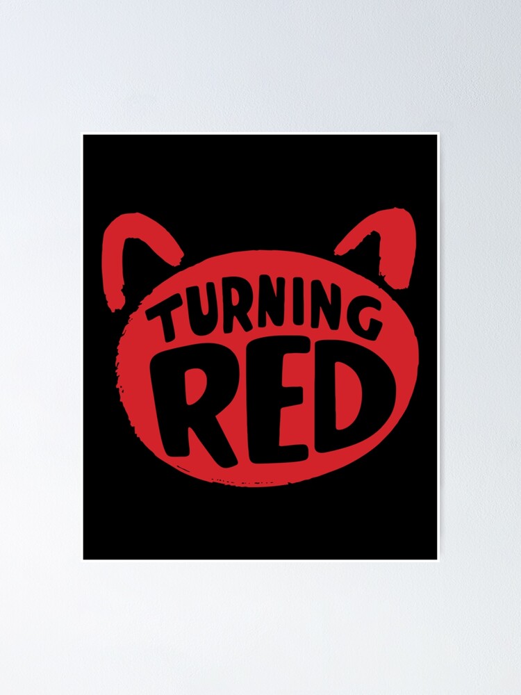 "turning red" Poster for Sale by HuyenAnhsantafe | Redbubble