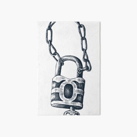 "vintage Lock And Key" Art Board Print by Seeraaj | Redbubble