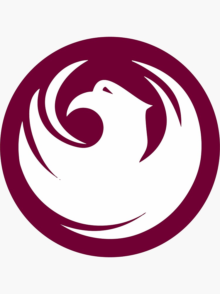 "Phoenix City Flag Emblem" Sticker by TwoTenDesign | Redbubble