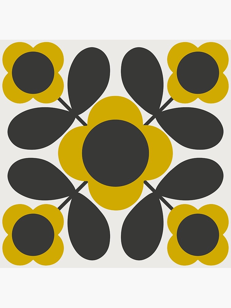 "Orla Kiely, Flower Tile ,orla kiely pattern" Poster for Sale by ...