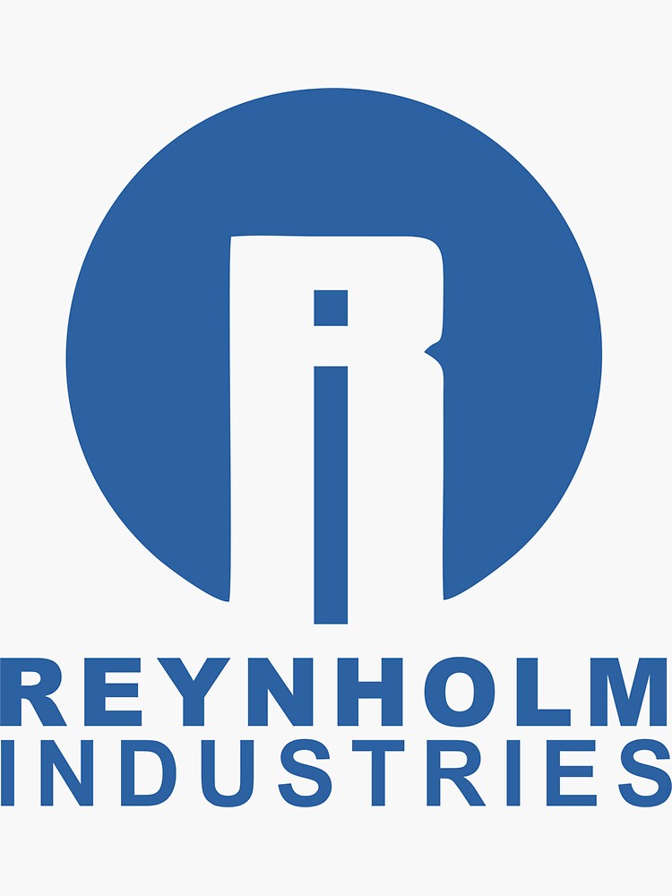 "REYNHOLM INDUSTRIES-LOGO" Sticker for Sale by HarrGreen55 | Redbubble