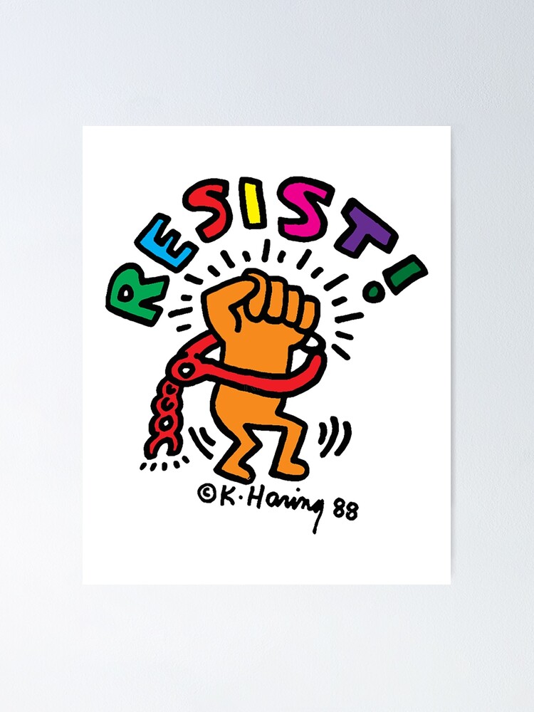 "Resist Logo" Poster for Sale by brucealbott | Redbubble