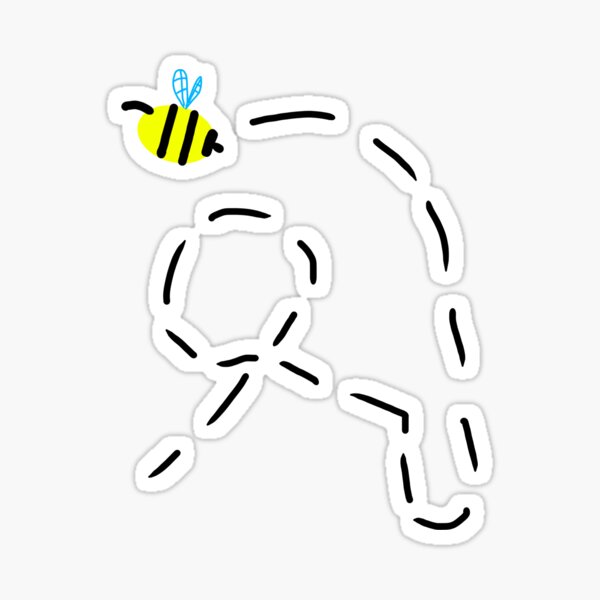 "Buzzy bee" Sticker by EdinArnautovic | Redbubble