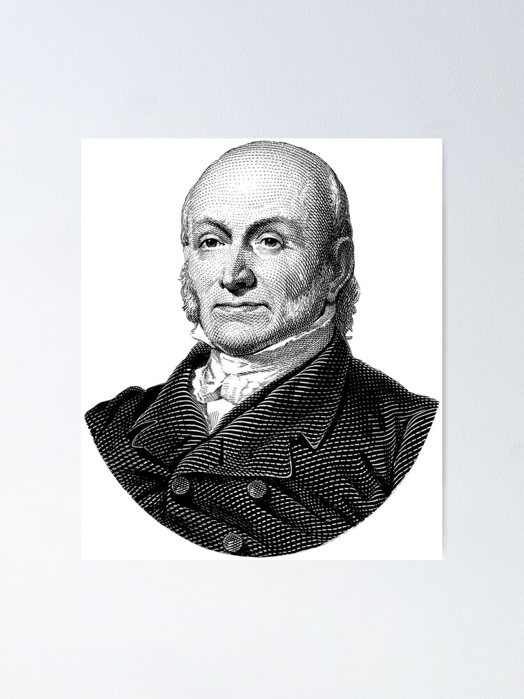 "John Quincy Adams Portrait" Poster for Sale by OnlyC | Redbubble