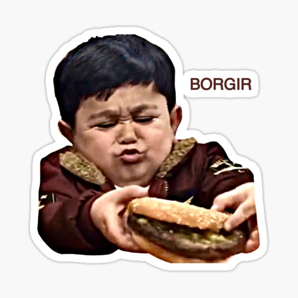 "Borgir" Sticker by papadankelson | Redbubble