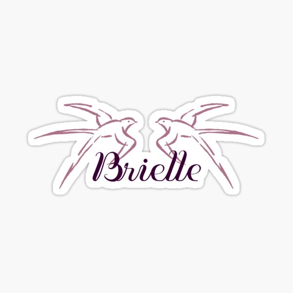 "Brielle" Sticker by vintage-sigh | Redbubble