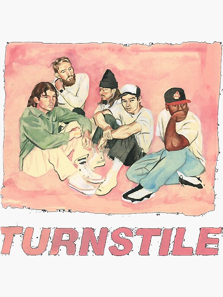 "Turnstile" Sticker by samddyj98 | Redbubble