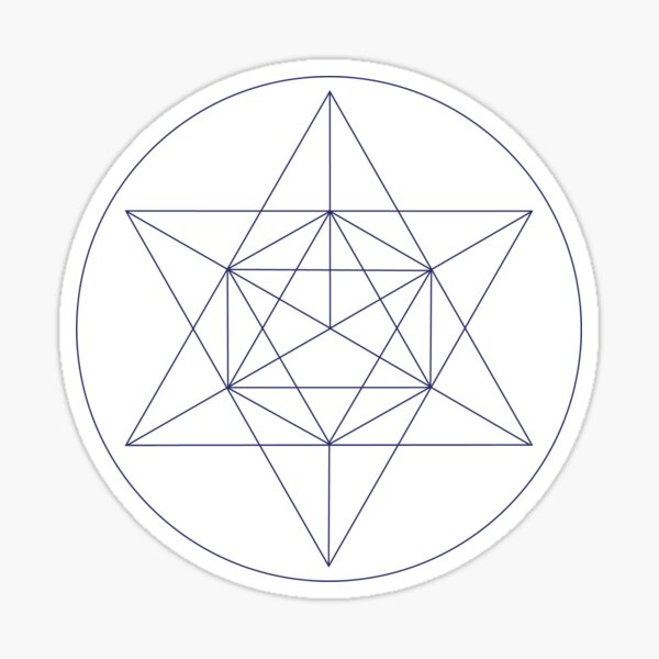 " Tetrahedron Sticker" Sticker by Nobow | Redbubble