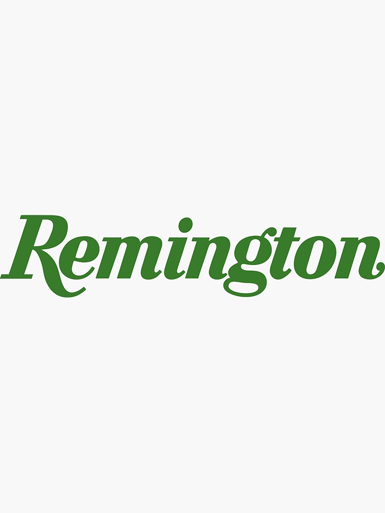 "Remington" Sticker for Sale by UrunidGreen | Redbubble