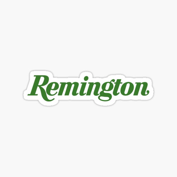 "Remington" Sticker for Sale by UrunidGreen | Redbubble