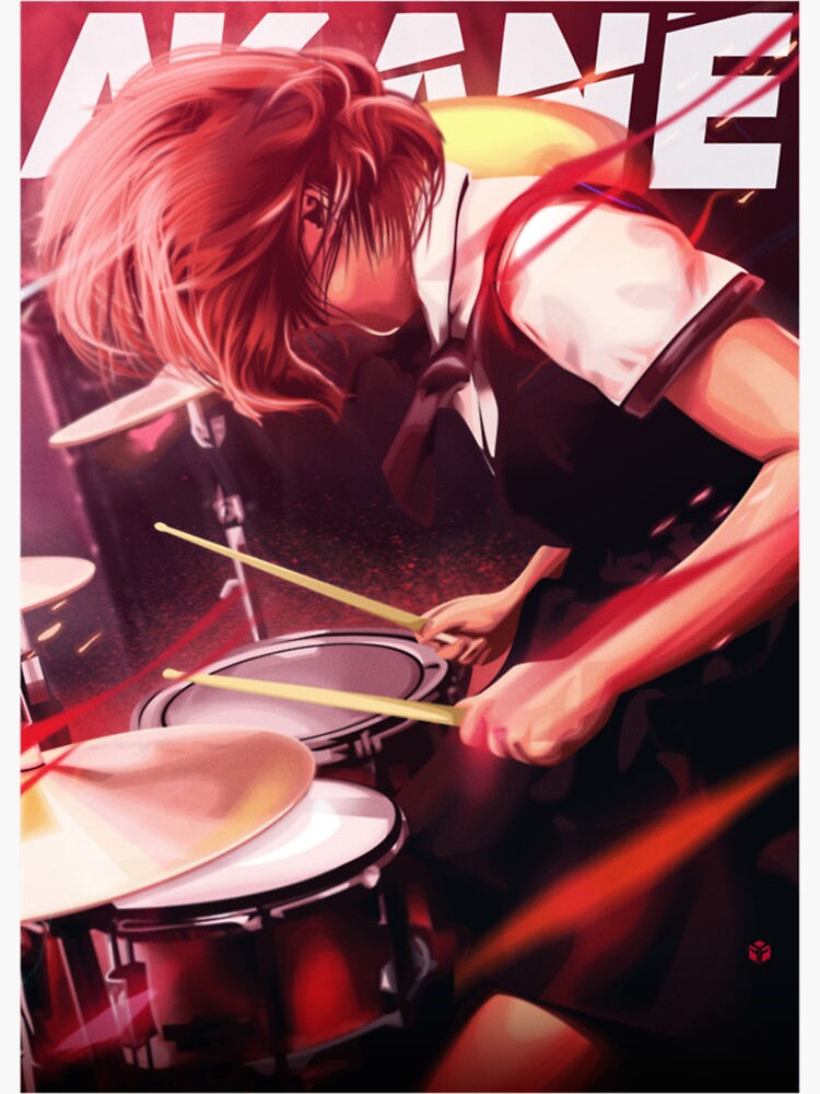 "AKANE BAND-MAID LIVE BANGER " Sticker for Sale by VillanedaUS | Redbubble