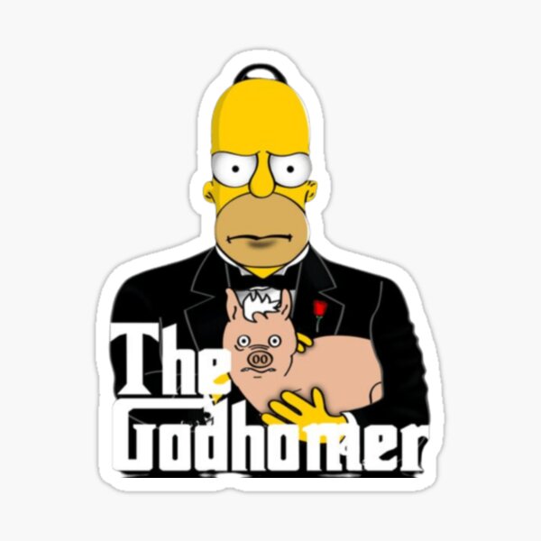 "HOMER" Sticker by Arteswidal | Redbubble