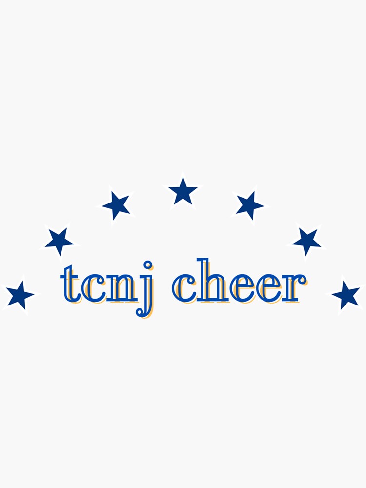 "TCNJ Cheer " Sticker by qeusatebaeuire | Redbubble