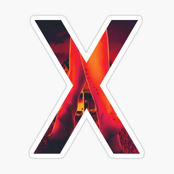 "X" Sticker for Sale by SilvaDesigns | Redbubble