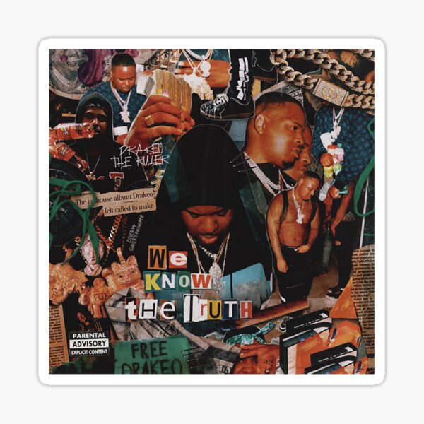 "The Philosophy Of Drakeo the Ruler" Sticker by SapphireWatson | Redbubble