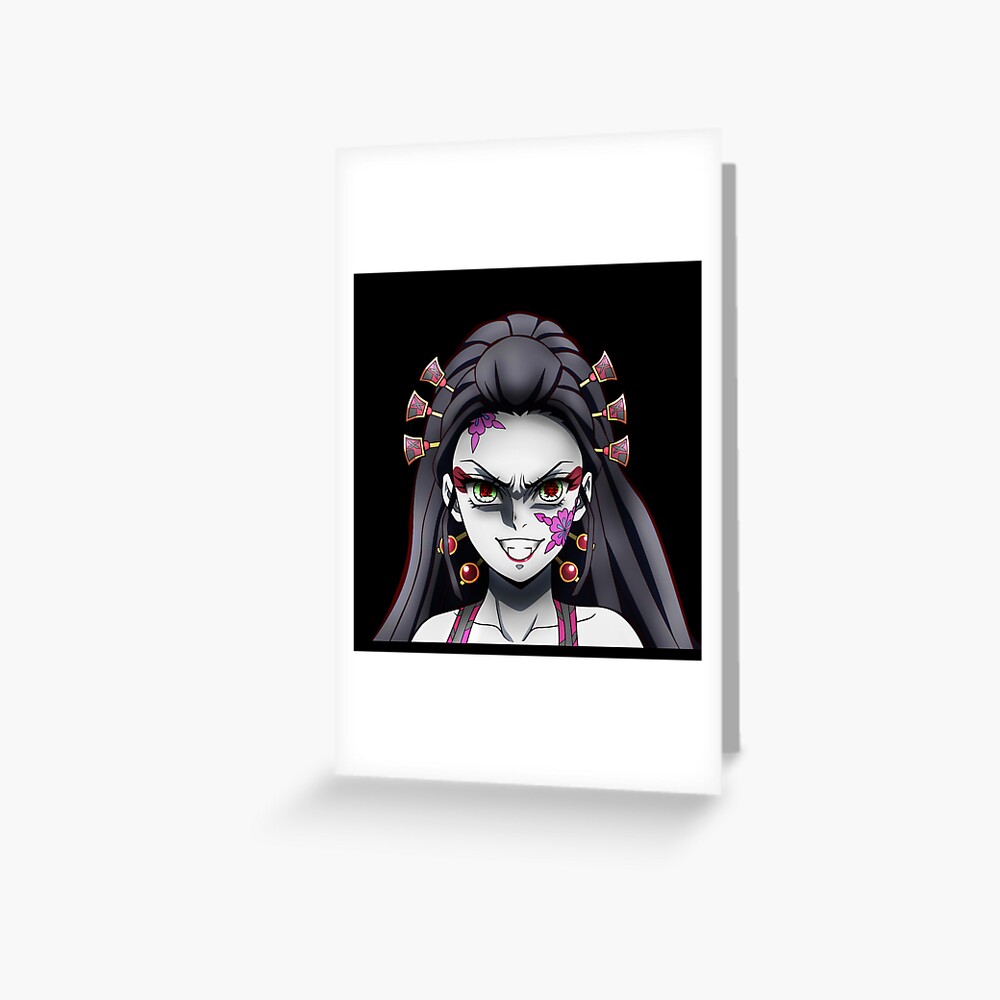 "Daki waifu kimetsu" Greeting Card by darkerart | Redbubble