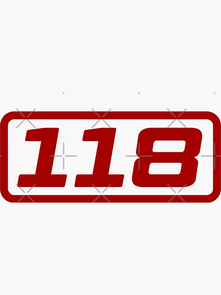 "9-1-1 on FOX '118' logo" Sticker for Sale by chaoticbisaster | Redbubble