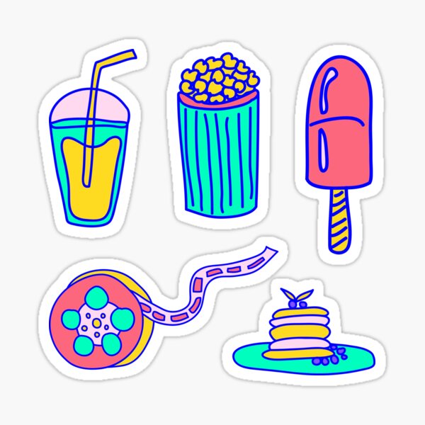 "Hobbies Doodle Sticker 3" Sticker by ufy-designcr | Redbubble