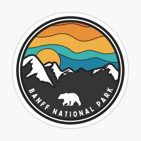"Banff National Park" Sticker by kenzy1243 | Redbubble