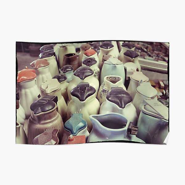 "Vintage Jug Kettle" Poster for Sale by StrawveweStudio | Redbubble
