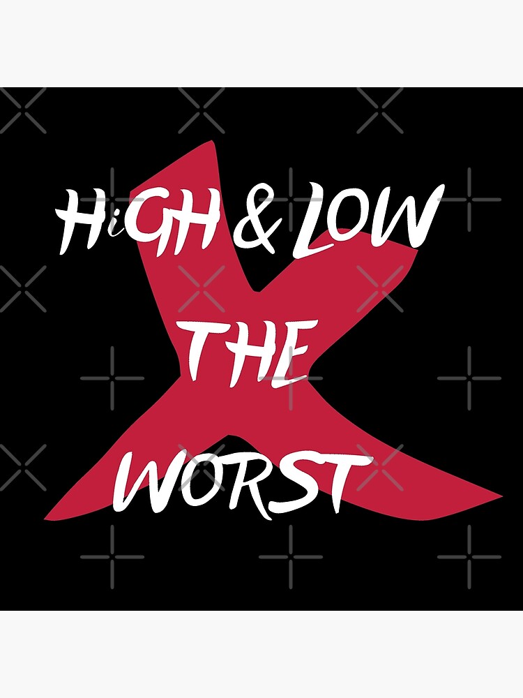 "high & low the worst x cross" Poster for Sale by kawaiichan-desu ...