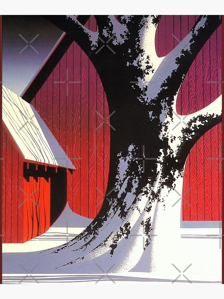 "Artist Eyvind Earle,Winter Art" Poster by Yandix | Redbubble
